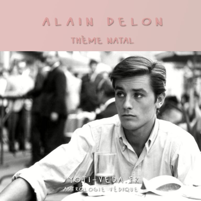 Alain Delon et les femmes : thème natal - Jyotish Ayurveda